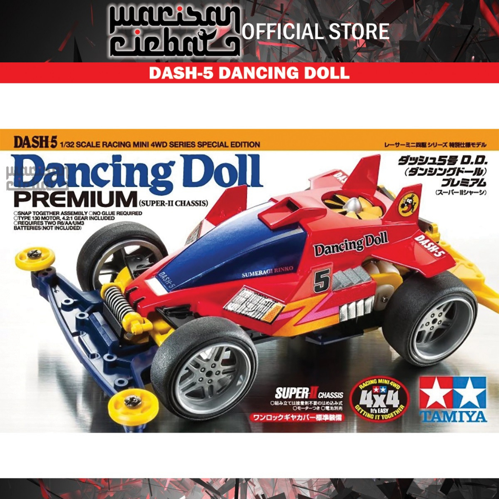 Tamiya 95266 Mini 4WD 1/32 Dash-5 Dancing Doll (Super II Chassis ...
