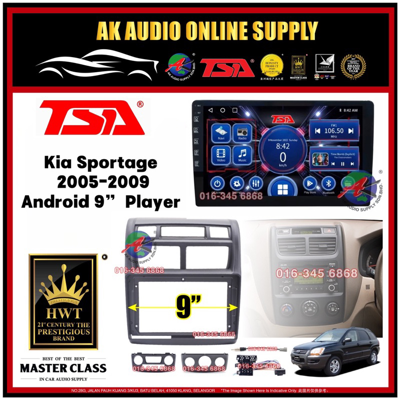 [ MTK 2+32GB ] TSA Kia Sportage 2005 - 2009 Android 9'' inch Car player ...