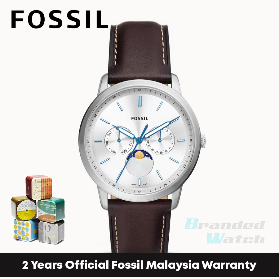 [Official Warranty] Fossil FS5905 Men's Neutra Moonphase Multifunction ...