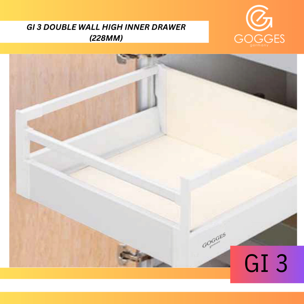 GOGGES STANDARD INNER DRAWER+SIDE BOX (GI 3 DOUBLE WALL) | Shopee Malaysia