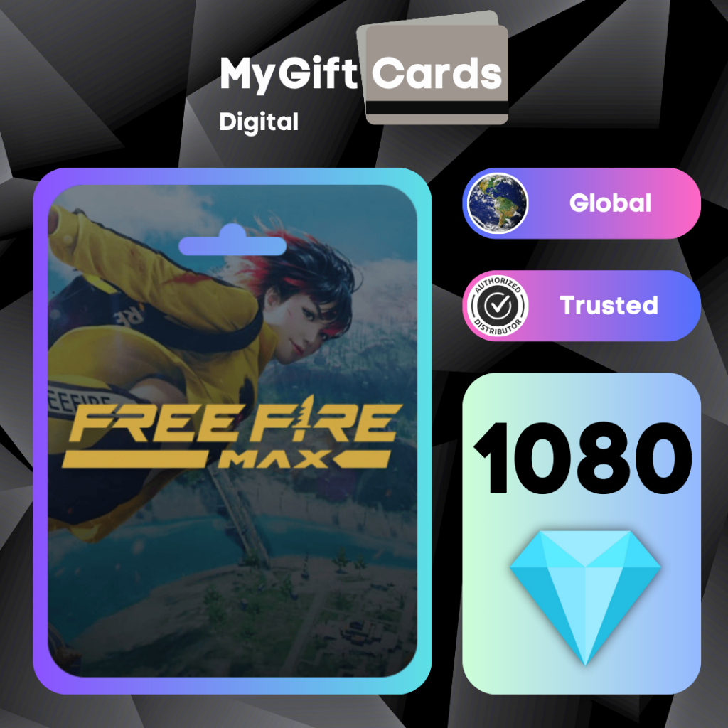 1080 FREE FIRE MAX DIAMONDS PINS (GLOBAL) | Shopee Malaysia