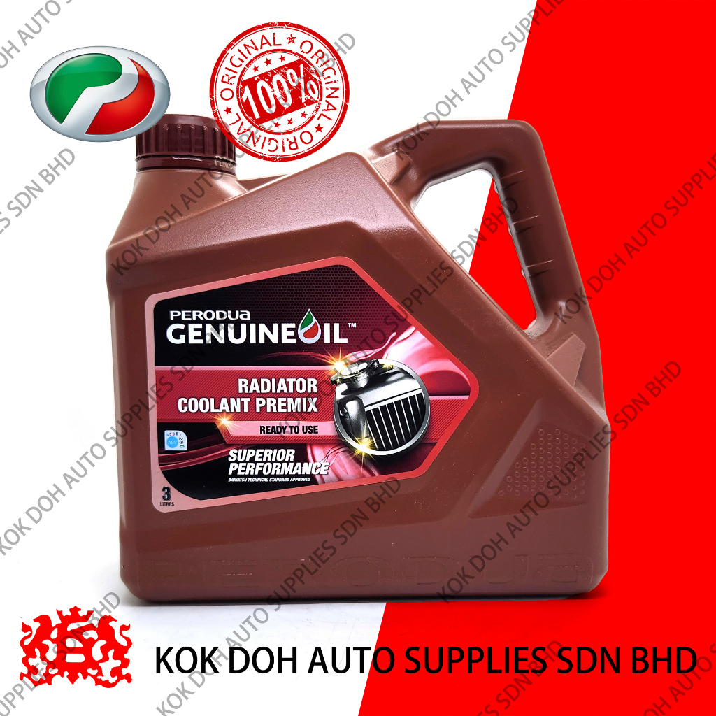 Cecair Penyejuk Radiator/ Radiator Coolant (Premix) 3L PERODUA / 9004D ...