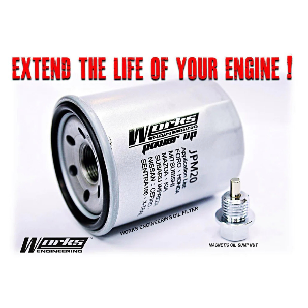 Performance Oil Filter JPM20 Subaru Impreza WRX XV BRZ Forester Works ...