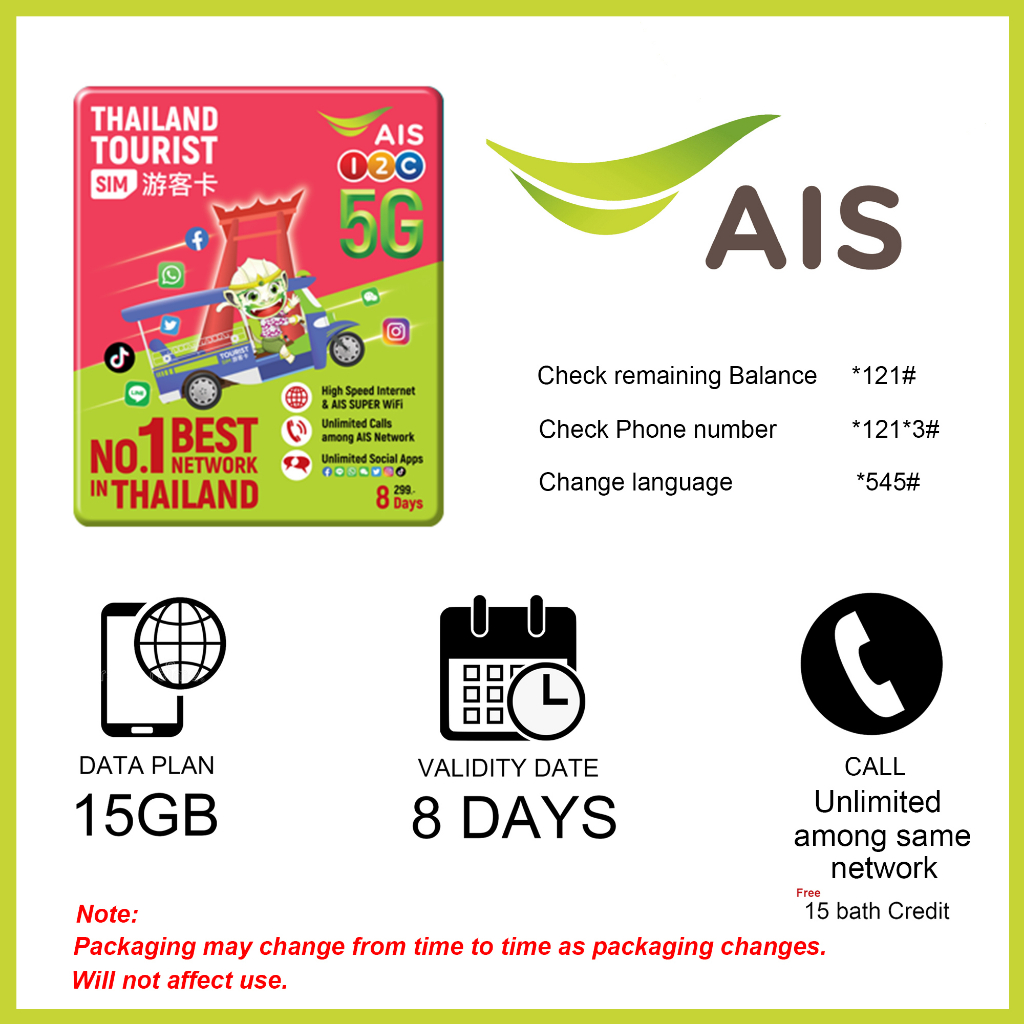 Thailand Sim Card,Thailand Travel Sim Card | Shopee Malaysia