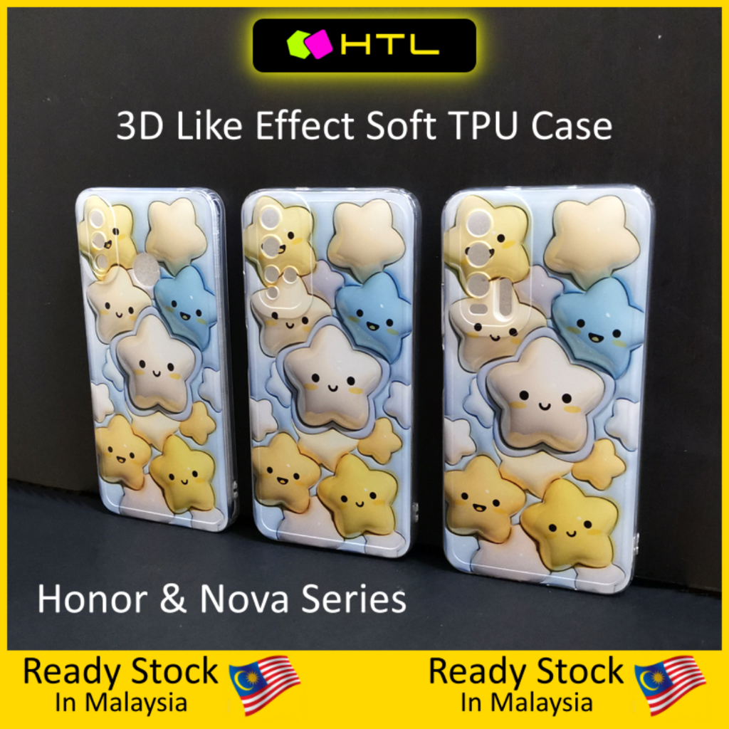 Honor 70, 20, Pro, Nova 5T, 3, 3i 3D Like Effect Cartoon Little Star ...