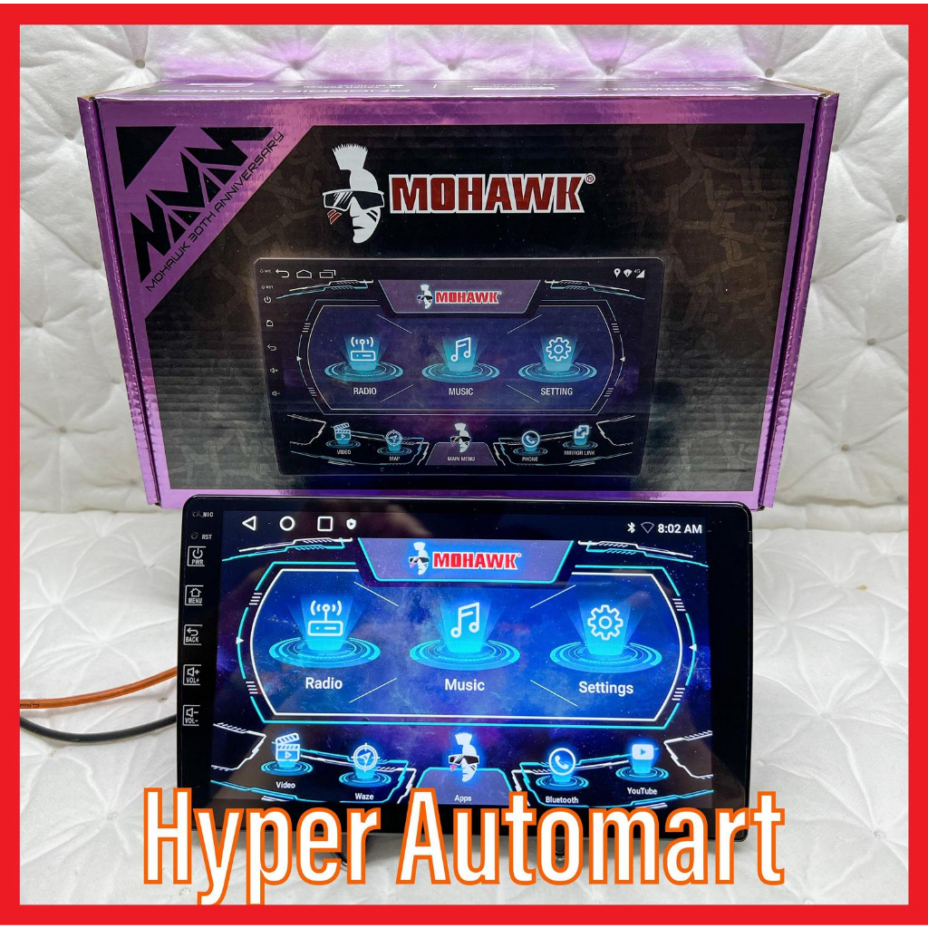 Mohawk Car MU Series Android Player 1+32GB IPS T3L 9 / 10"Inch Android ...