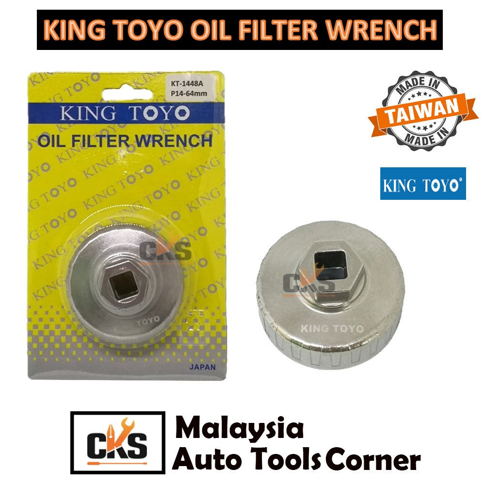 King Toyo Aluminium Oil Filter Wrench Cup Filter Wrench Proton Toyota ...