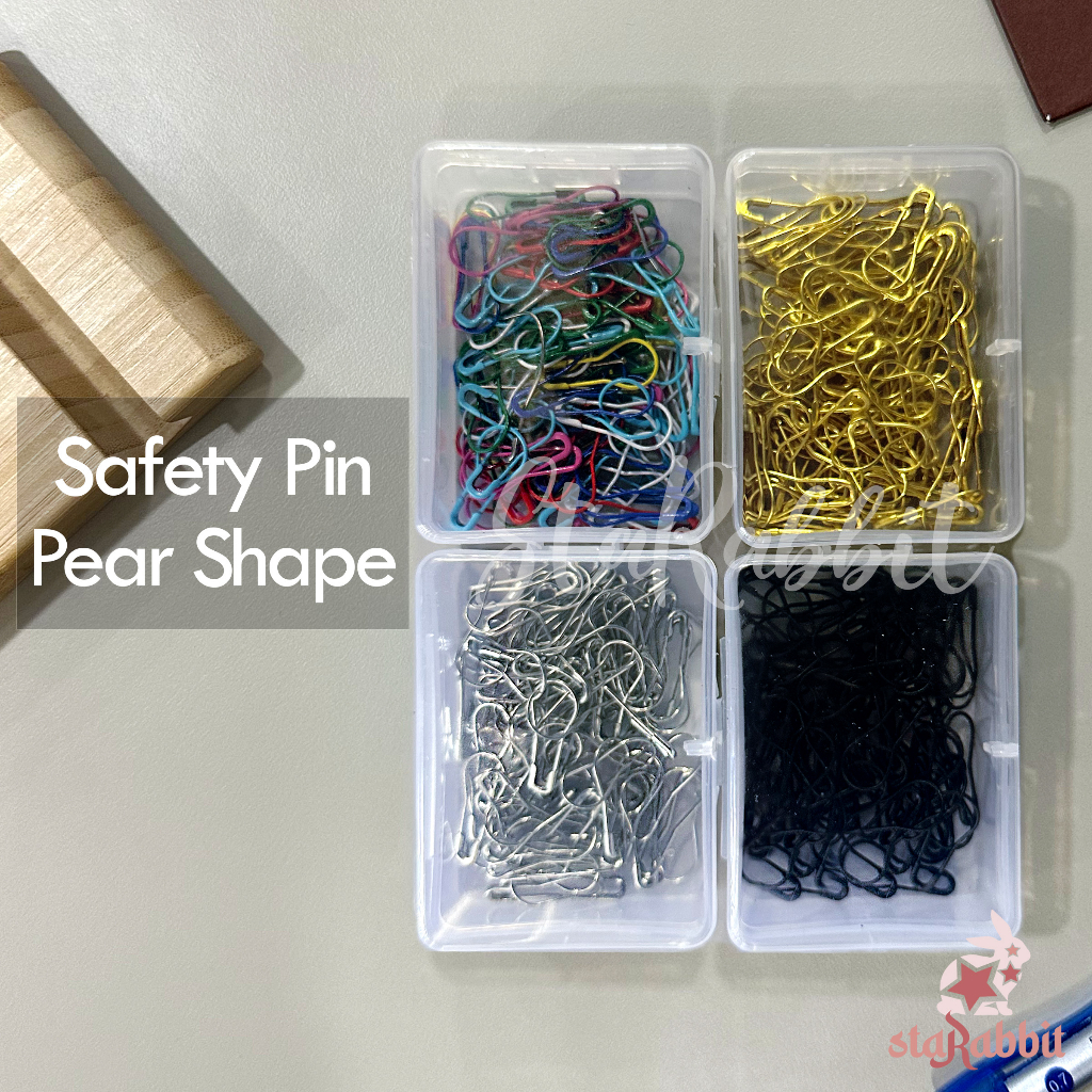 Pear Shape Safety Magic Pin Tudung 100pcs | Shopee Malaysia