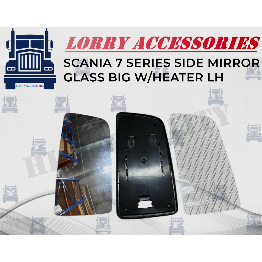 SCANIA 7 SERIES SIDE MIRROR GLASS ONLY WITH HEATER (BIG 2116846 RH ...
