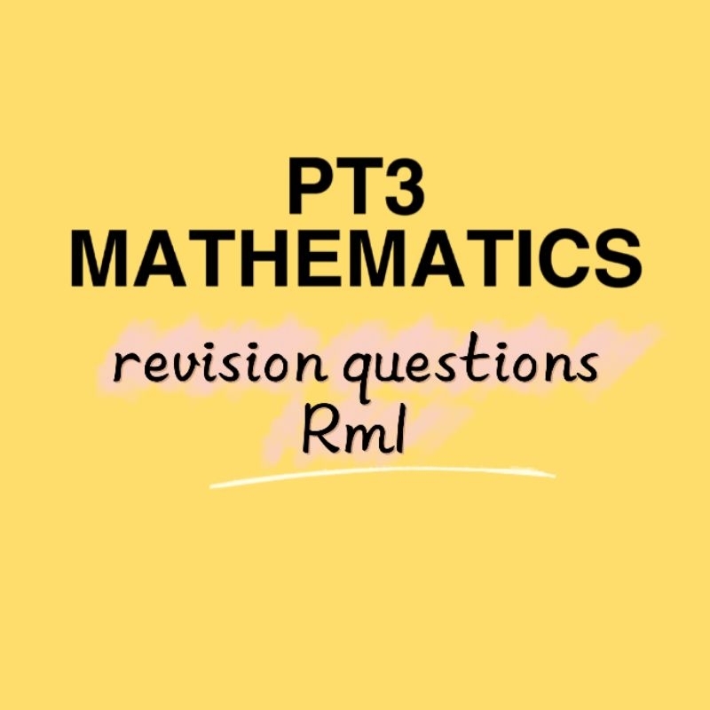 PT3 Maths Revision Set | Shopee Malaysia