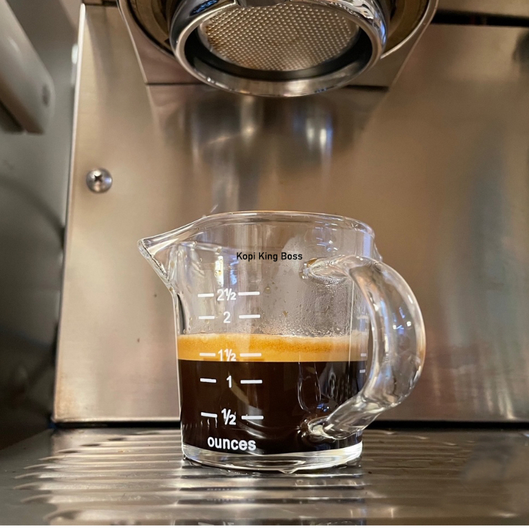 Espresso Coffee Shot Glass Measuring Cup Heat Resistance Double Mouth ...