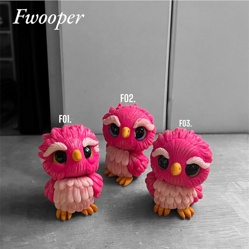 Fwooper| Magical Beast Handmade Art Figurine | Shopee Malaysia