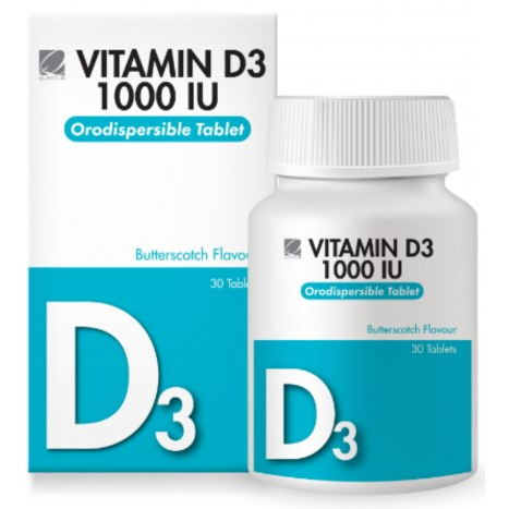 Quantum Vitamin D3 1000IU Orodispersible 60s ( Butterscotch Flavor ...