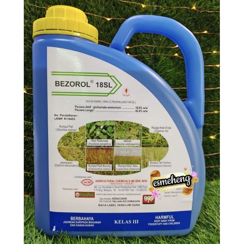 4L ACM Bezorol 18SL / Basta / Tepat / Kebun / Sawah Padi / Ladang ...