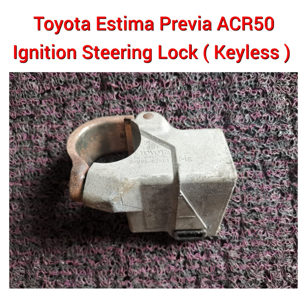 Toyota Keyless Ignition Steering Lock For : Estima Previa ACR50 Alphard ...