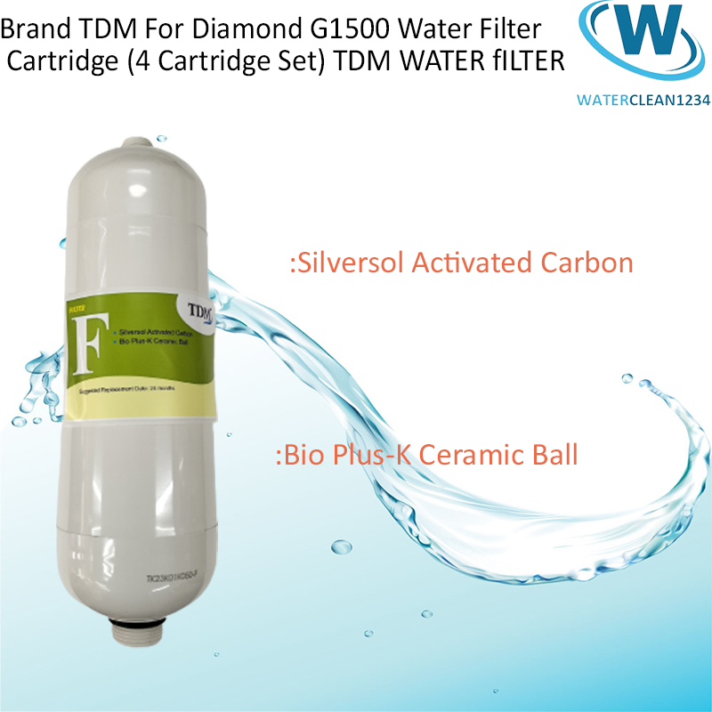 Brand TDM For Diamond G1500 Water Filter Cartridge ( 4 Cartridge Set ...