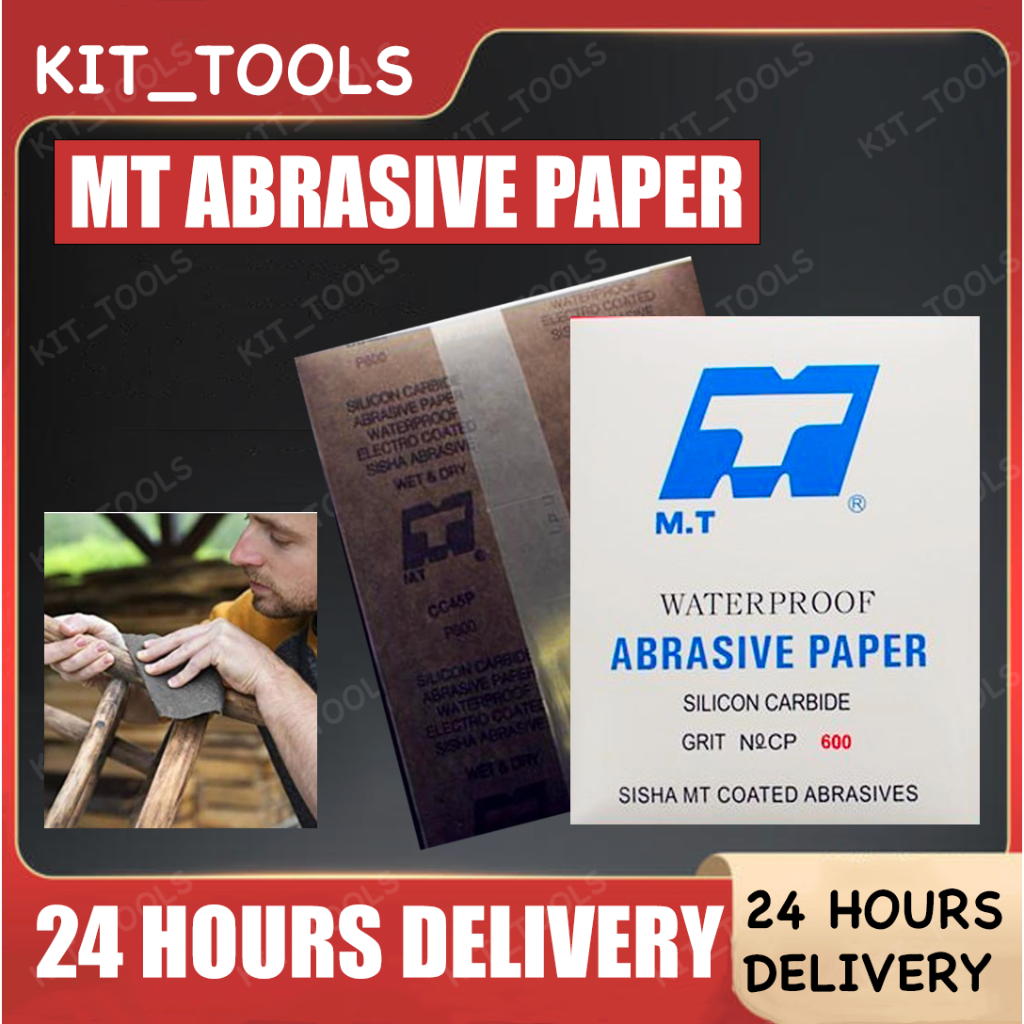 MT Waterproof Abrasive Sand Paper High Quality Water Proof Kertas Pasir ...
