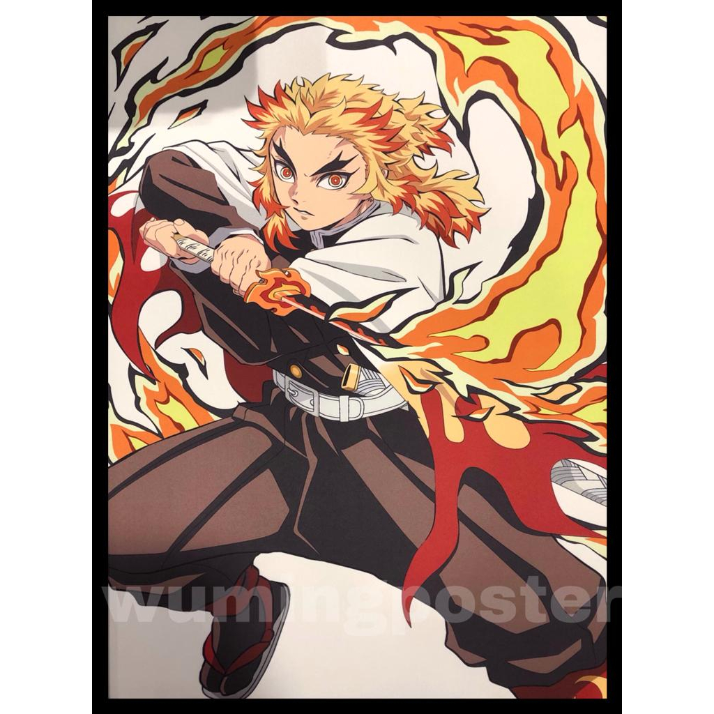 Animation Demon Slayer Kimetsu no Yaiba Rengoku Poster medium banner ...