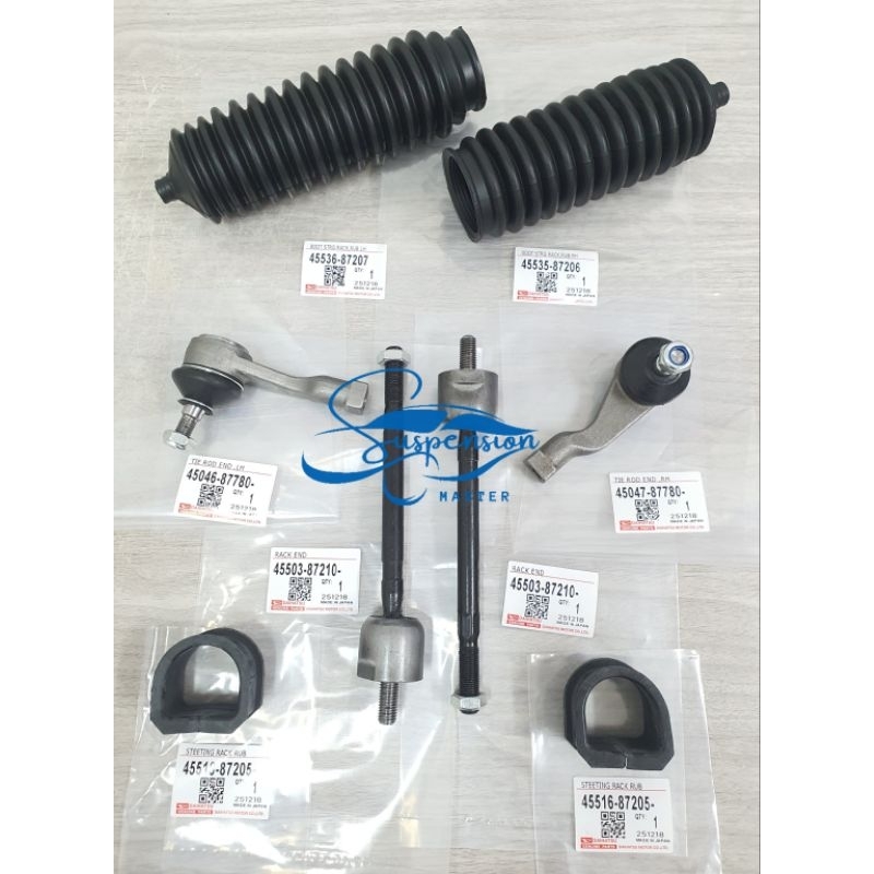 8 IN 1 SET -STEERING COVER(RUBBER)/STEERING RACK RUBBER(RUBBER)/RACK ...