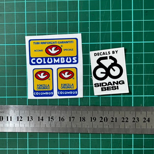 Columbus tubing decals sticker for vintage roadbike | Shopee Malaysia