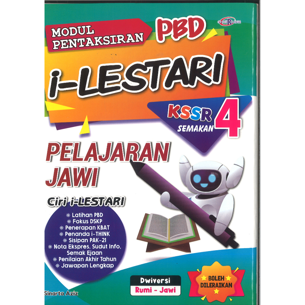 MODUL PENTAKSIRAN PBD i-LESTARI PELAJARAN JAWI KSSR TAHUN 4 | Shopee Malaysia