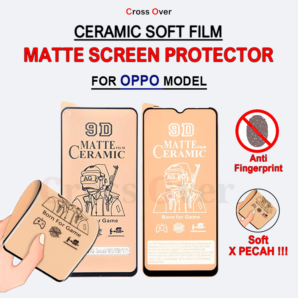 OPPO A77 A77S A78 A76 A73 A74 A53 A54 A96 4G 5G Ceramic Matte Full ...