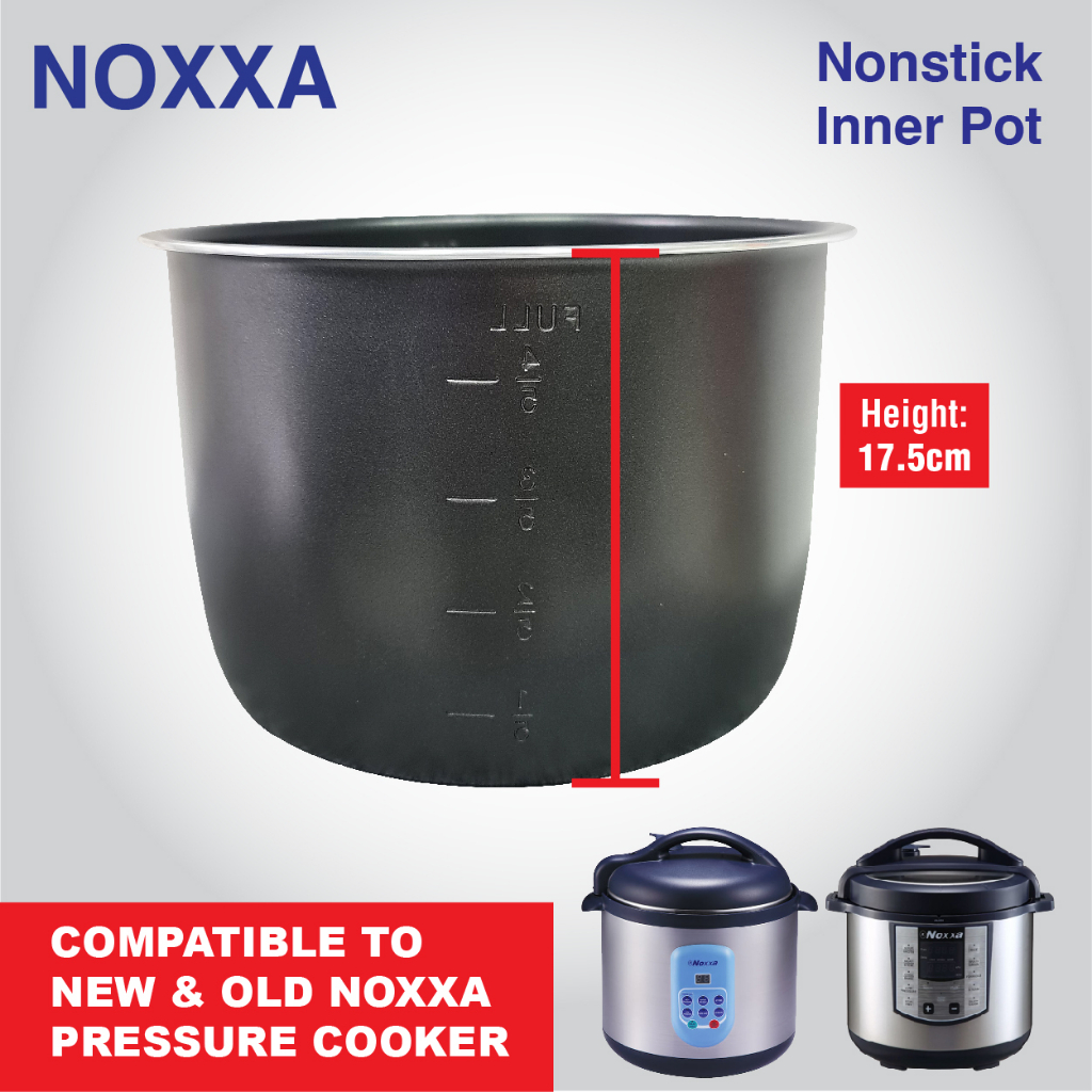 Noxxa Inner Pot Pressure Cooker Ceramic Coated, Original, High Quality ...