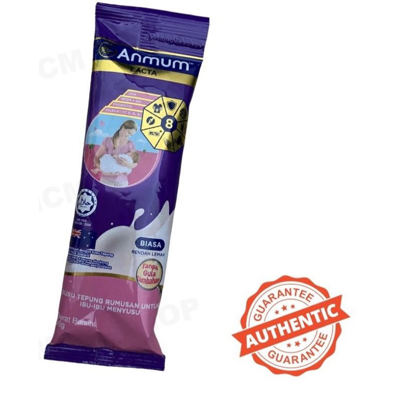 Anmum Lacta For Breastfeeding Mothers (Original) 36g sachet Expiry: 01/ ...