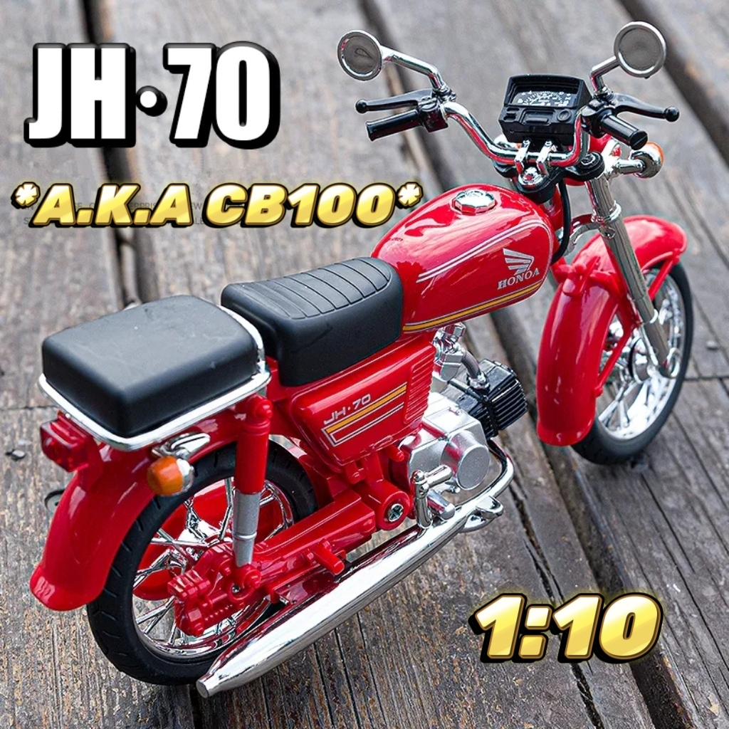 Die Cast Motor 1:12 JH-70 CB100 MotorBike Diecast Vehicle Models ...