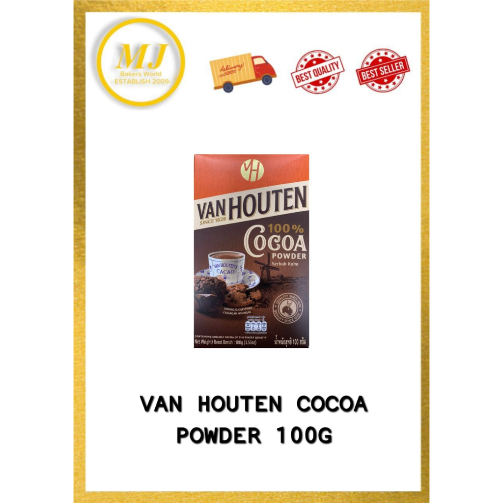 Vanhouten Cocoa Powder 100g/350g | Shopee Malaysia