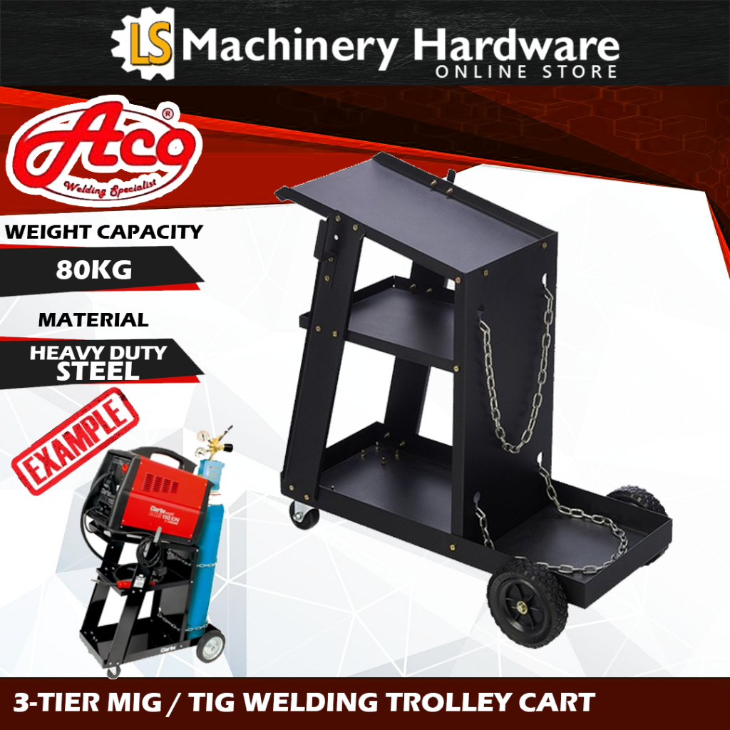 ACO 3-Tier MIG / TIG Welding Trolley Cart | Shopee Malaysia