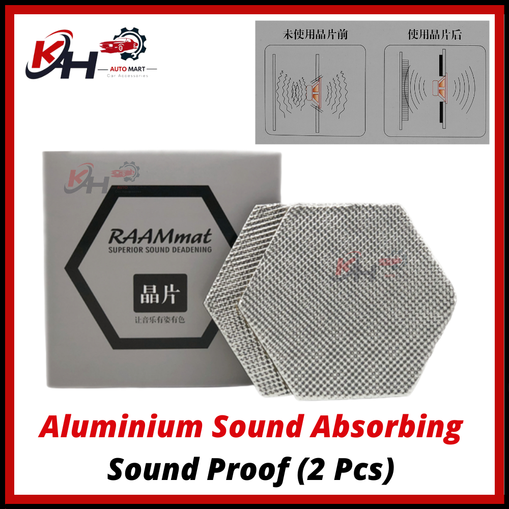 2pcs Speaker Foam Car Audio Insulation Chips Shock Absorber Acoustic Resonance Speaker 声波减震晶片 ...