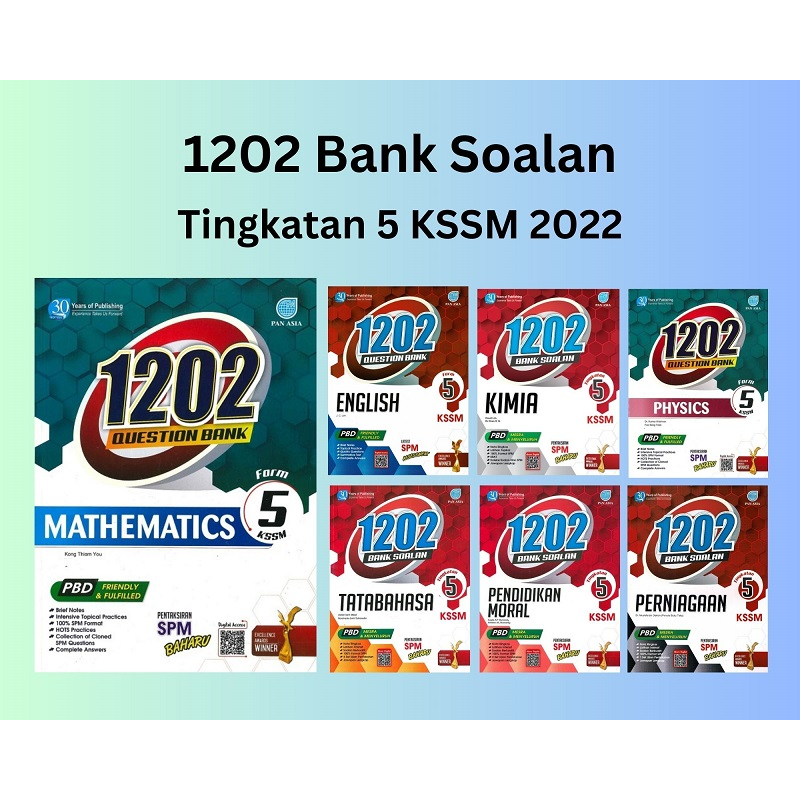Pan Asia - 1202 Question Bank / Bank Soalan Tingkatan 5 KSSM | Shopee Malaysia