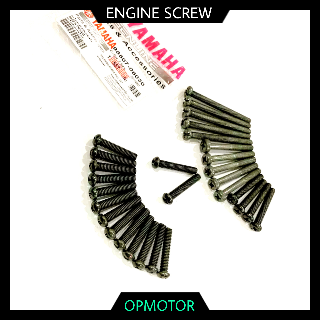 NEW ARRIVALS!!!! YAMAHA RXZ MILLINIUM/RXZ OLD FULL SET ENGINE SCREW ...