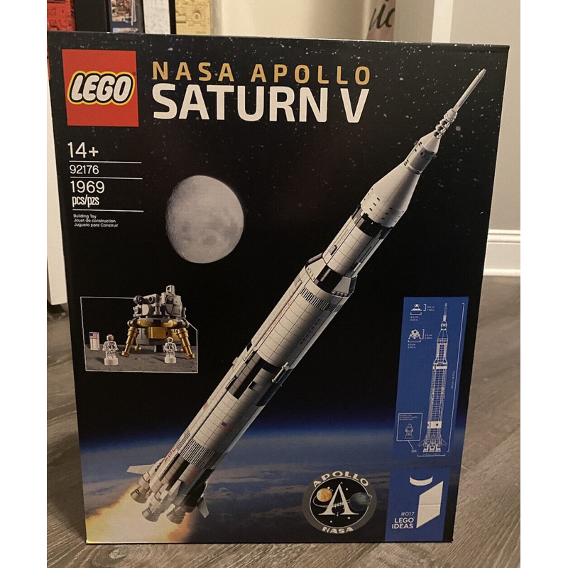 LEGO 92176 NASA Apollo Saturn V | Shopee Malaysia