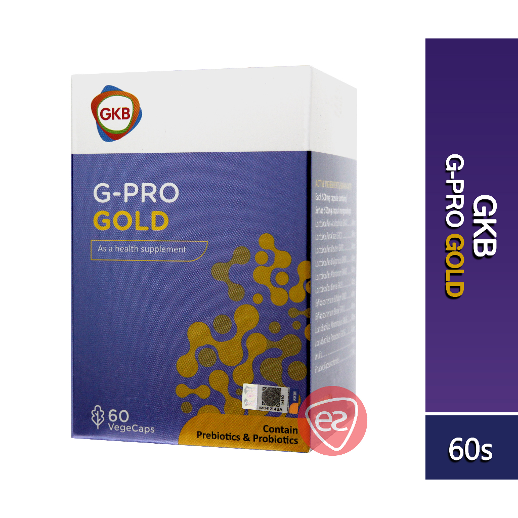GKB G-PRO GOLD 500MG PREBIOTICS & PROBIOTICS VEGECAP 60S | Shopee Malaysia