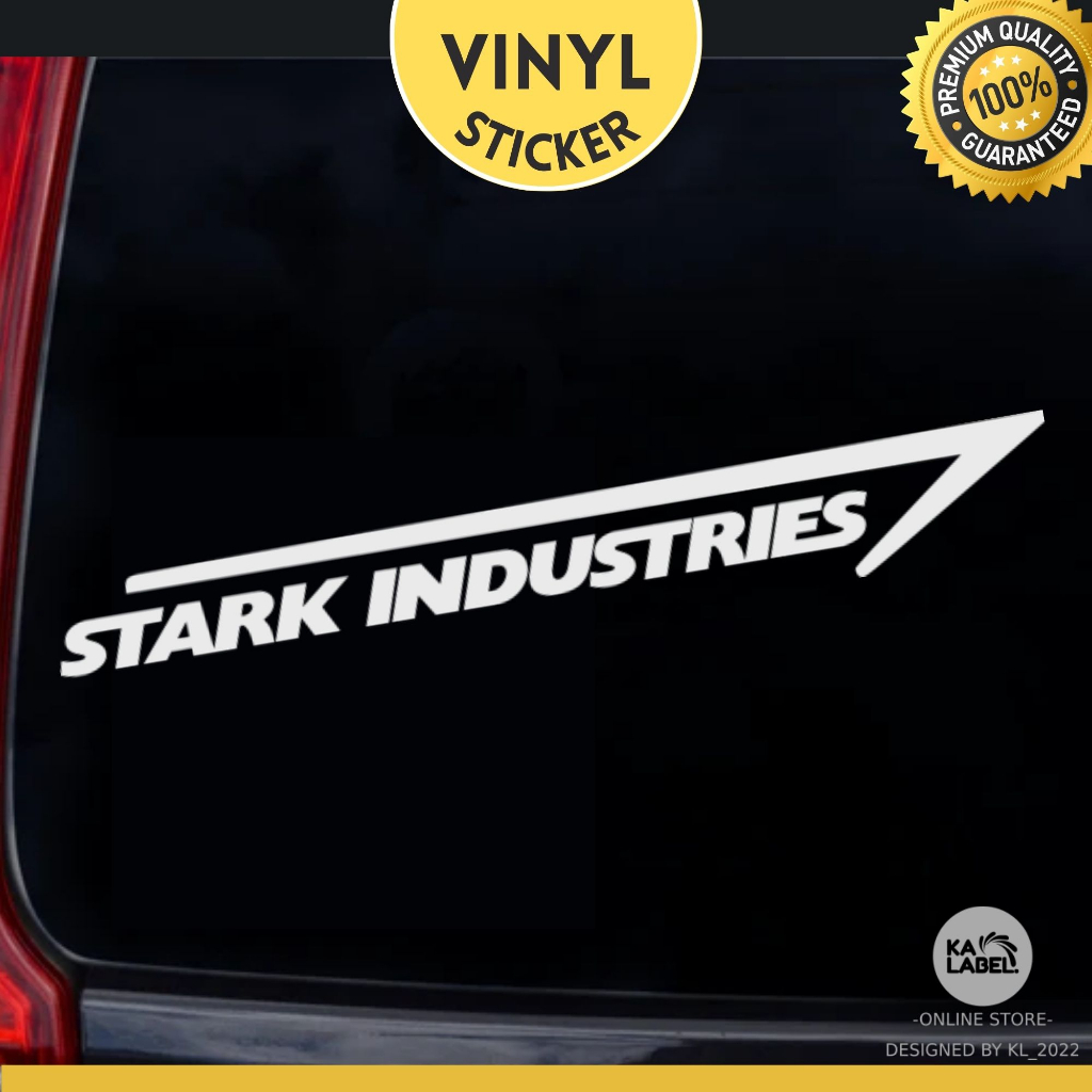 (Ready Stock) Stark Industries Logo - Vinyl Decal Sticker for Car ...