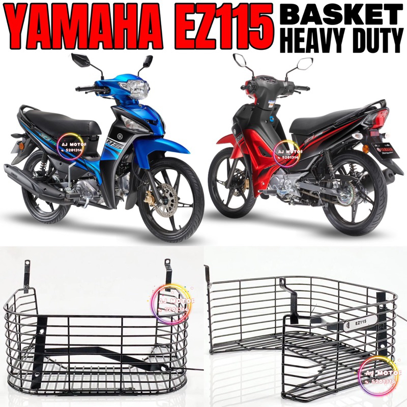 YAMAHA EZ115 EZ 115 BASKET BESI HEAVY DUTY BAKUL RAGA BOX CASE HALF ...