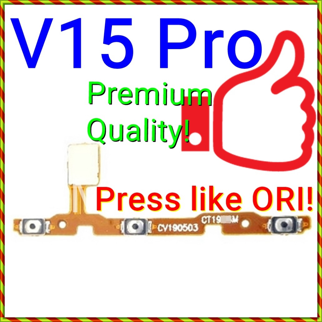 (Press like ORI) NEW ORI On Off Power Volume Buttons Switch Flex Ribbon for vivo V15 Pro / vivo ...