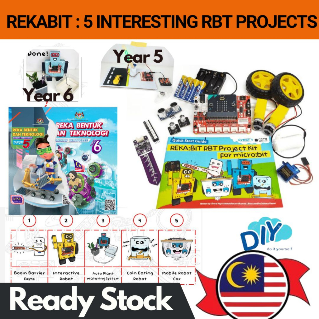 READY STOCK REKA:BIT-5 INTERESTING DIY RBT PROJECT YEAR 5 YEAR 6 ...