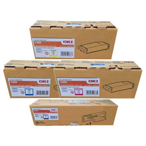 OKI Toner - C650 / C650dn - 1088G033, 1088G034, 1088G035, 1088G036 ...