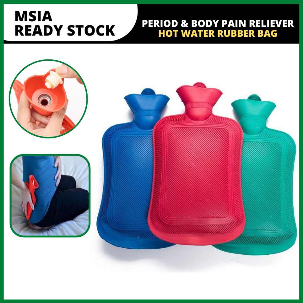 Rubber Hot Water Bag Menstrual Period Pain Relief Pregnant Warm Patch ...
