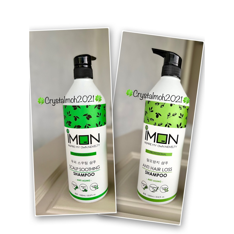 iMON Scalp soothing shampoo 1L / Anti hair loss shampoo 1L / Restore ...