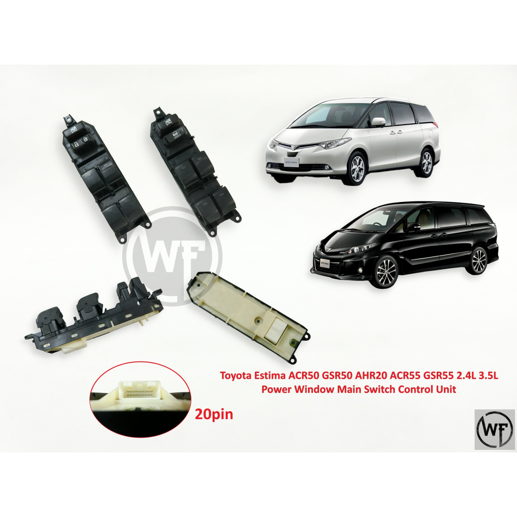 Toyota Estima ACR50 GSR50 AHR20 ACR55 GSR55 2.4L 3.5L Power Window Main ...