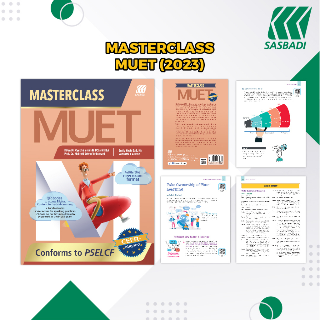 MasterClass MUET CEFR-aligned (Edition 2023) | Shopee Malaysia