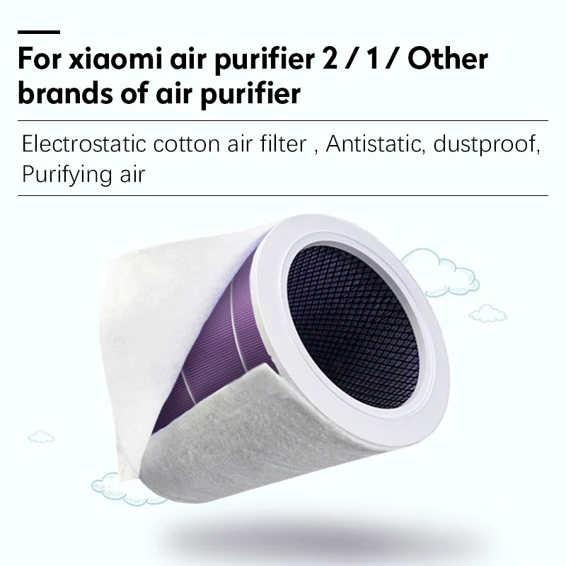 Electrostatic Filter Cotton,HEPA Filtering Net for Xiaomi Mi Universal ...