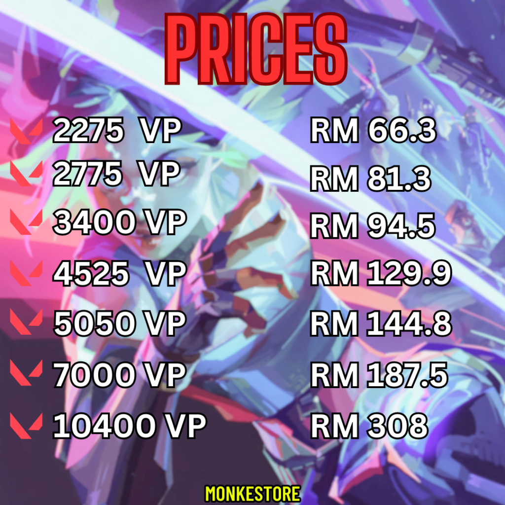 VALORANT POINTS (VP) CHEAP & FAST ⚡ | Shopee Malaysia