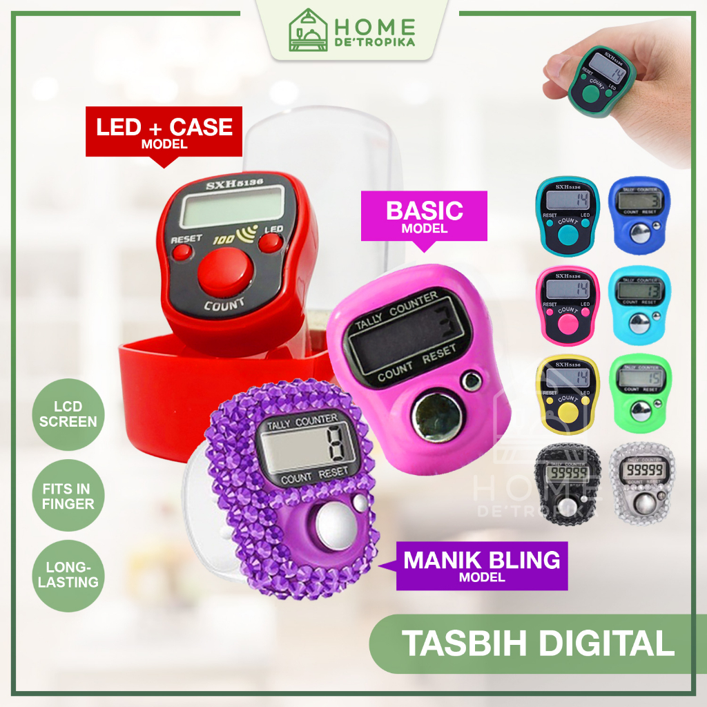 Mini Tasbih Digital Led Tasbih Digital Tasbih Led Tasbih Digital Lampu ...