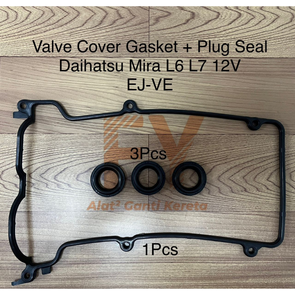 VALVE COVER GASKET + PLUG SEAL DAIHATSU MIRA L6 L7 12V (EJ-VE) | Shopee Malaysia