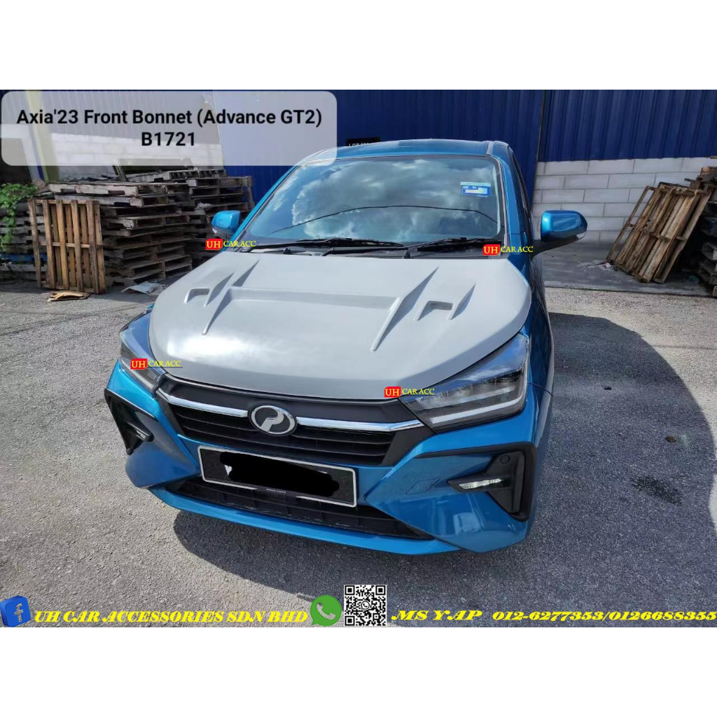 PERODUA AXIA 2023 2024 ADVANCE GT2 FRONT BONNET BONET HOOD | Shopee ...